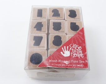 Chunky Wooden Numbers - Etsy