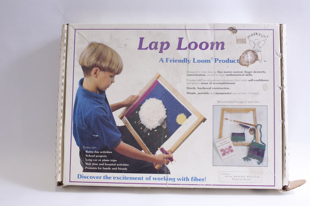 Lap Loom With Instructions, Fiber Fun, Weaving Kit, Handcrafted ...