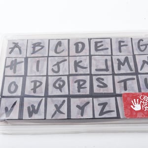 ABC, Alphabet, English Letters, Stamp Set, Message Stamp, Rubber Stamp ...