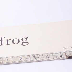 Flash Card Frog, Word Card, English, Language, Learning, School ...