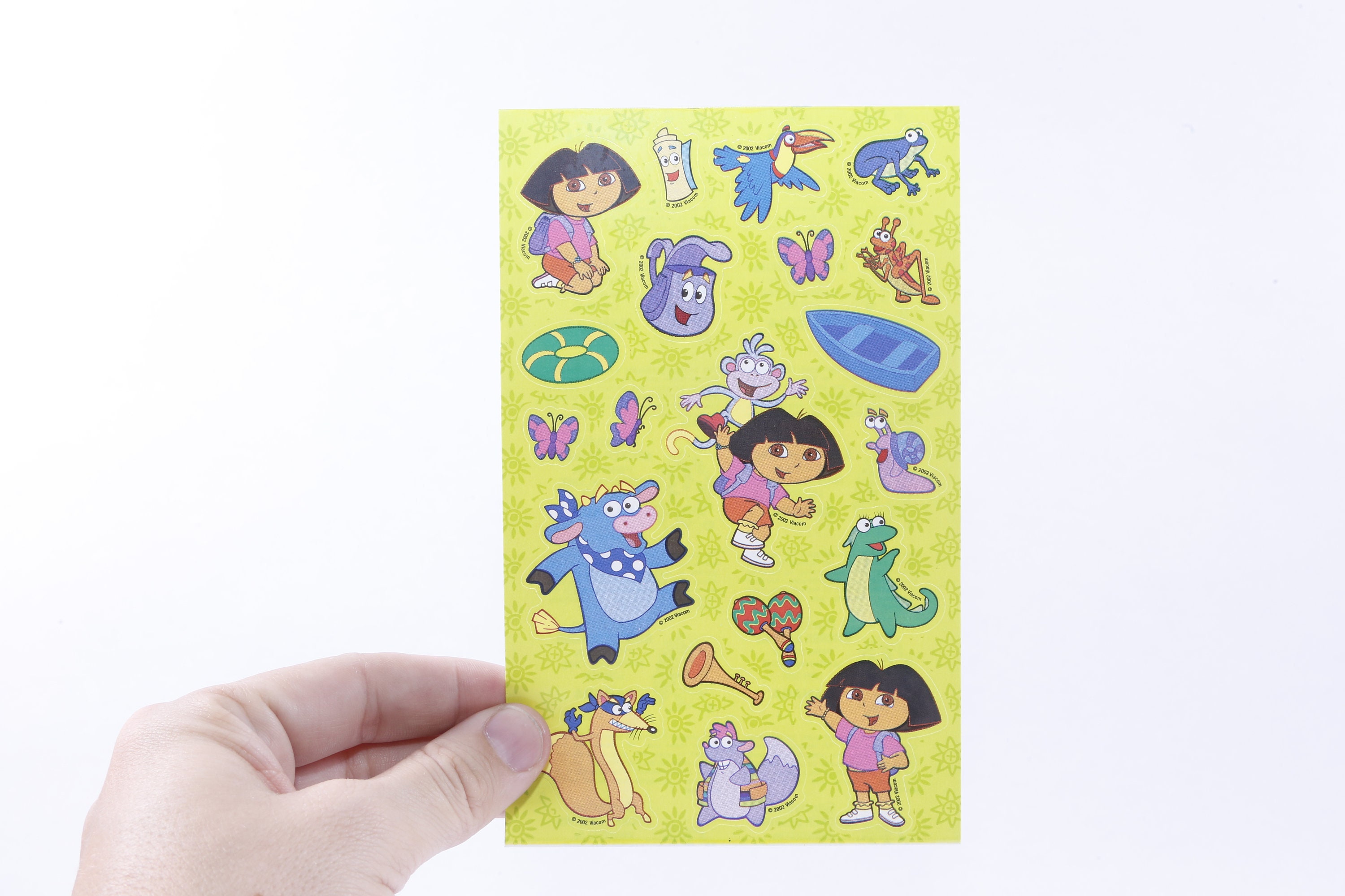 Dora the Explorer Sticker Sheet Viacom 2002 Cartoon - Etsy