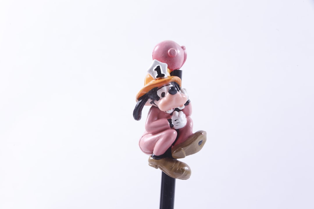 Disney, Goofy, Dog, Fireman, Pencil Topper, Black Pencil, Pencil Top ...