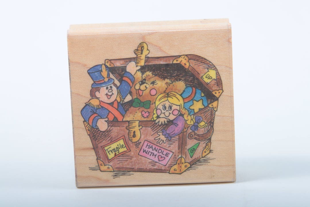 Toy Treasure Trove, Stampendous, Toy Chest, Fun Stamps, Single Stamp ...
