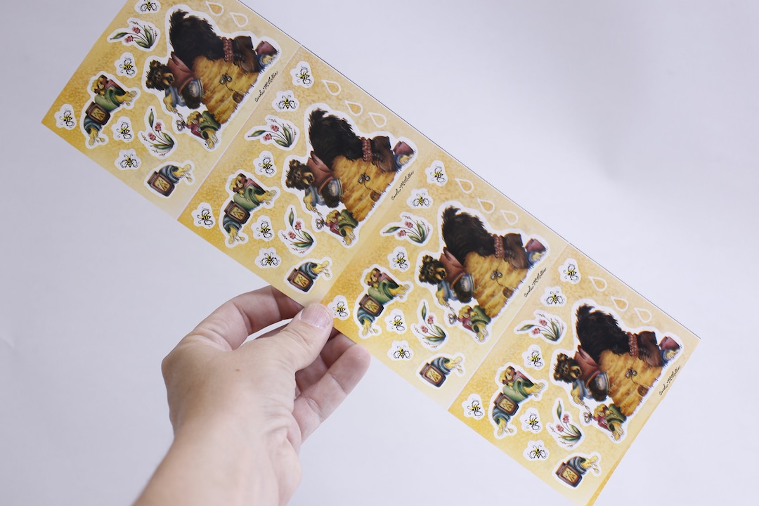 Carolee Mcmullin, Bear Sticker Sheet, Sticker Sheet, Adorable ...