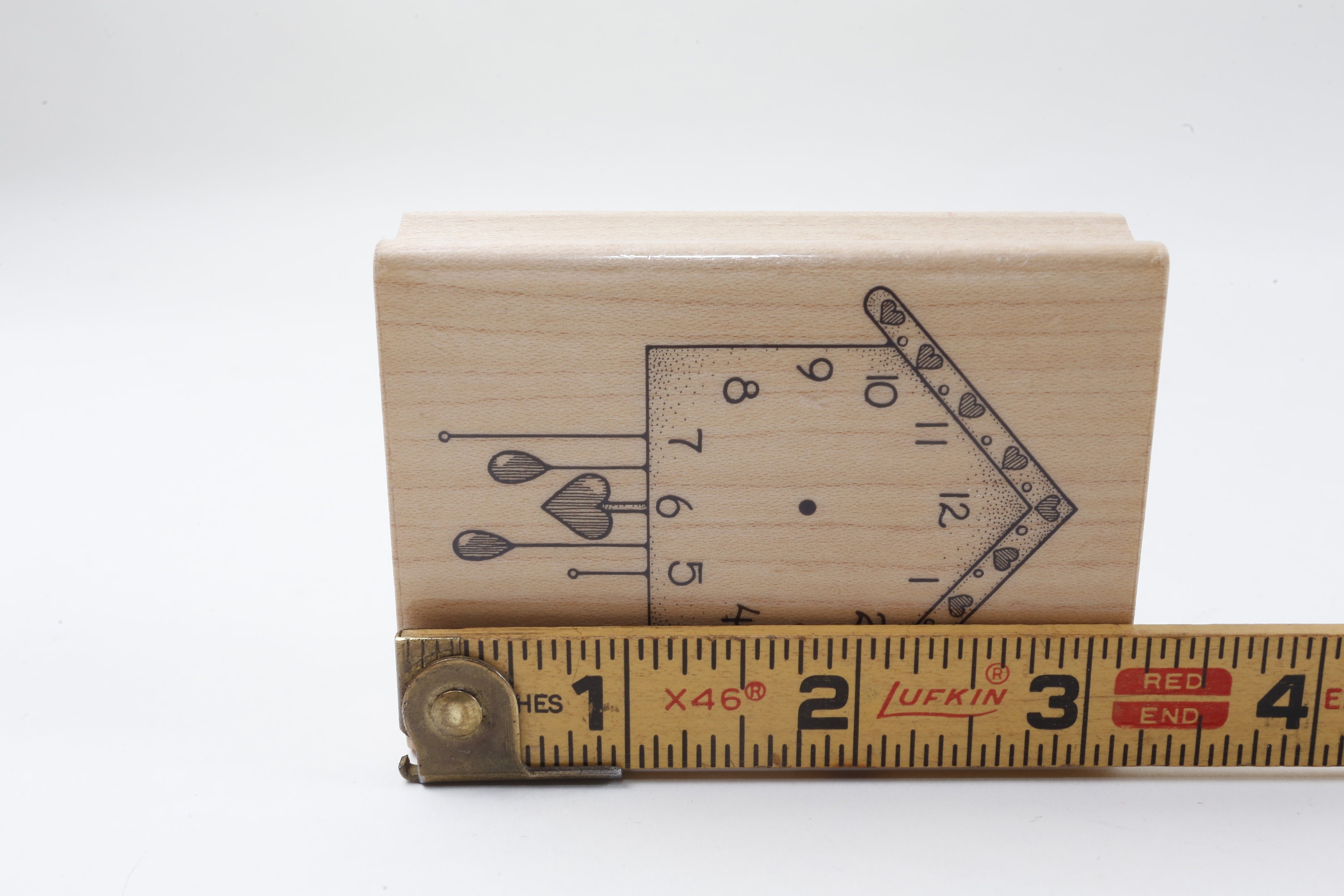 Wall Clock, Stamp, Hero Arts, Rubber Stamp, Wooden, Stampin Up, Vintage ...