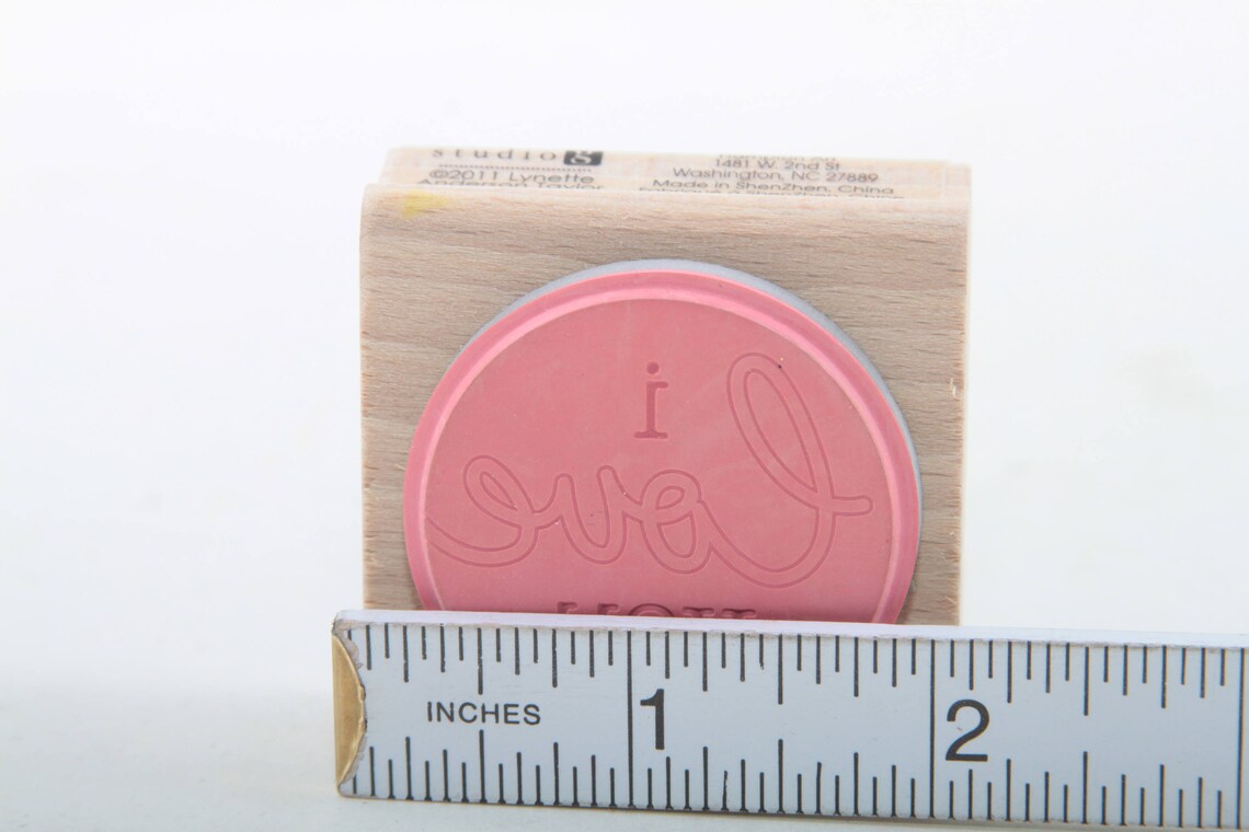 I Love You, Vintage, Single Stamp, Love, Valentines, Girlfriend ...