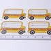 Field Trip, School Bus, Name, Teacher, School, Sticker Sheet, Craft ...
