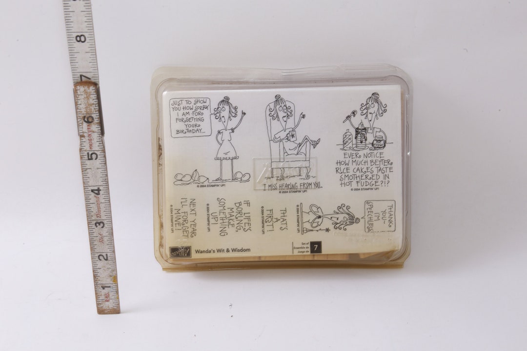 VV, Wanda's Wit and Wisdom, Girl, Birthday, Thank You, Fun, Stamp Set ...