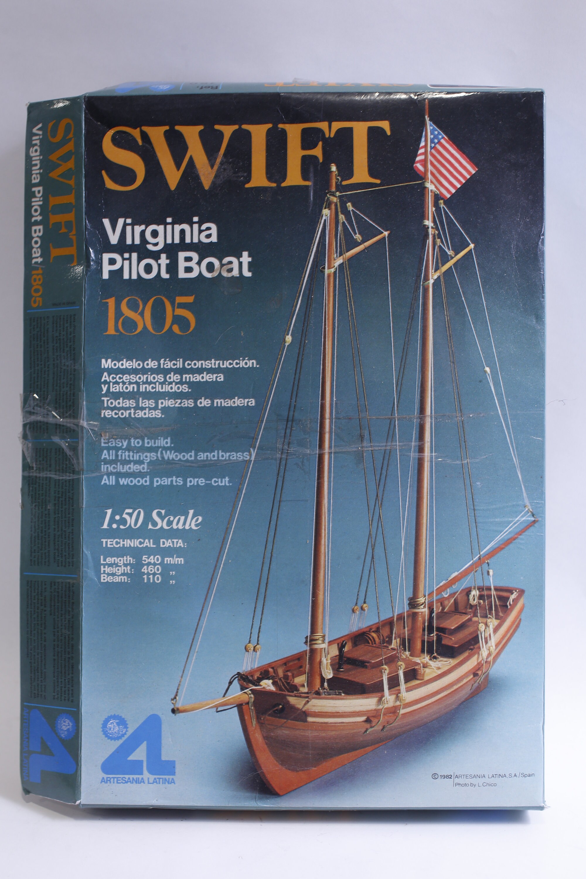 Swift Virginia Pilot Boat Scale Model 1982 Artesania - Etsy