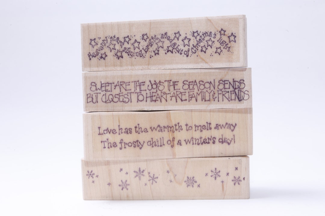 Christmas, Wishes, Words, Lines, Winter, Holidays, Texture, Stamp Set ...