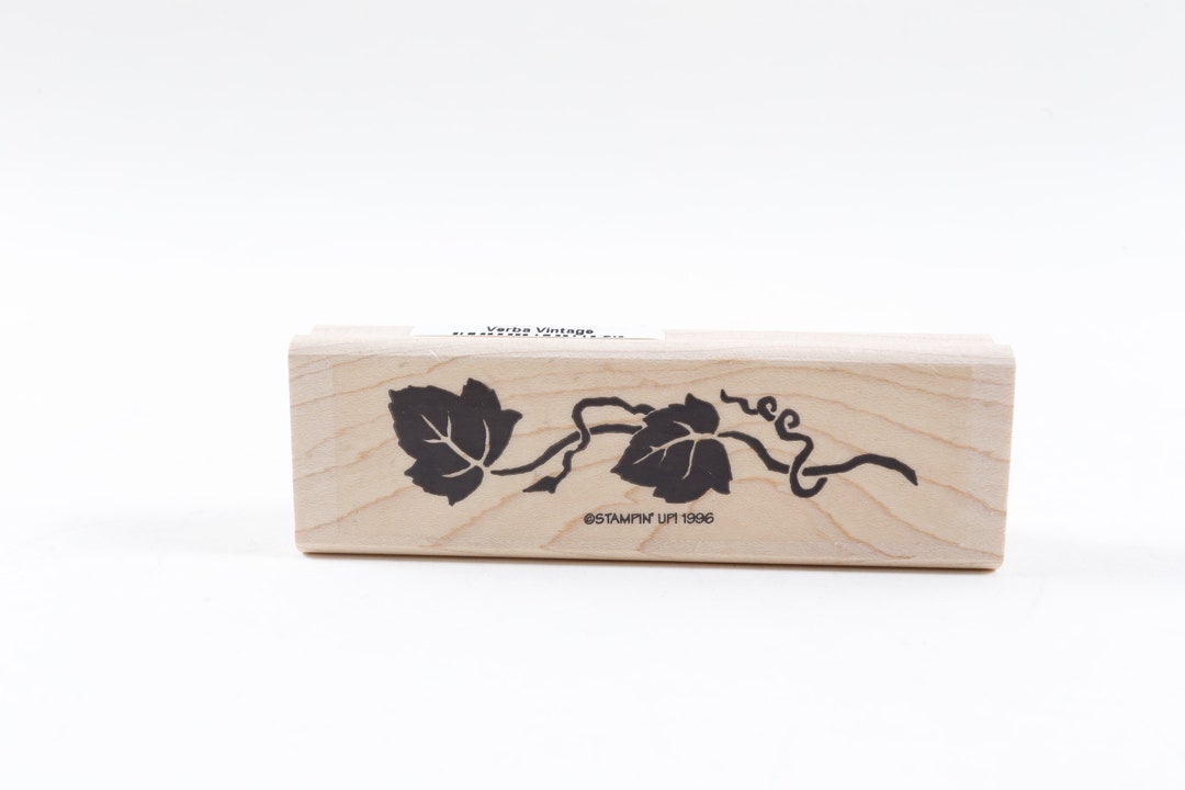 Ivy Leaves, Flower, Leaf, Nature, Stamp, Wooden Rubber Stamp, Rubber ...