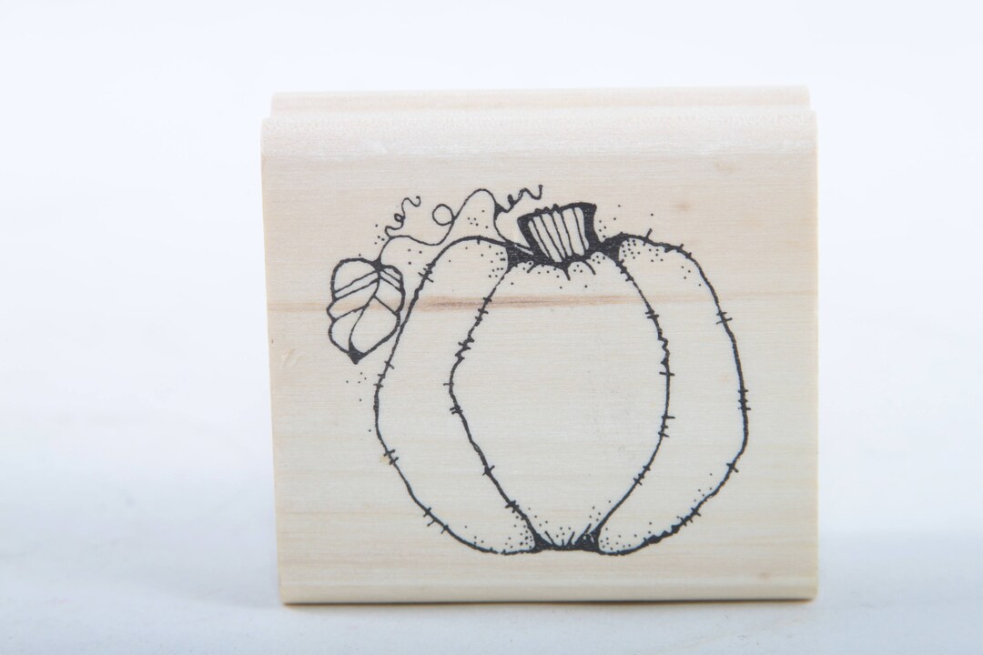 DJ Inkers, Pumpkin, Vintage, Single Stamp, Halloween, Autumn, Seasonal ...