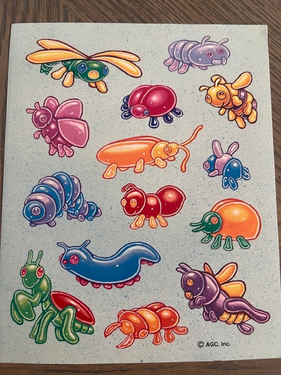 Vintage, American Greetings, Garden, Shiny Bugs Sticker Sheet, 90s ...