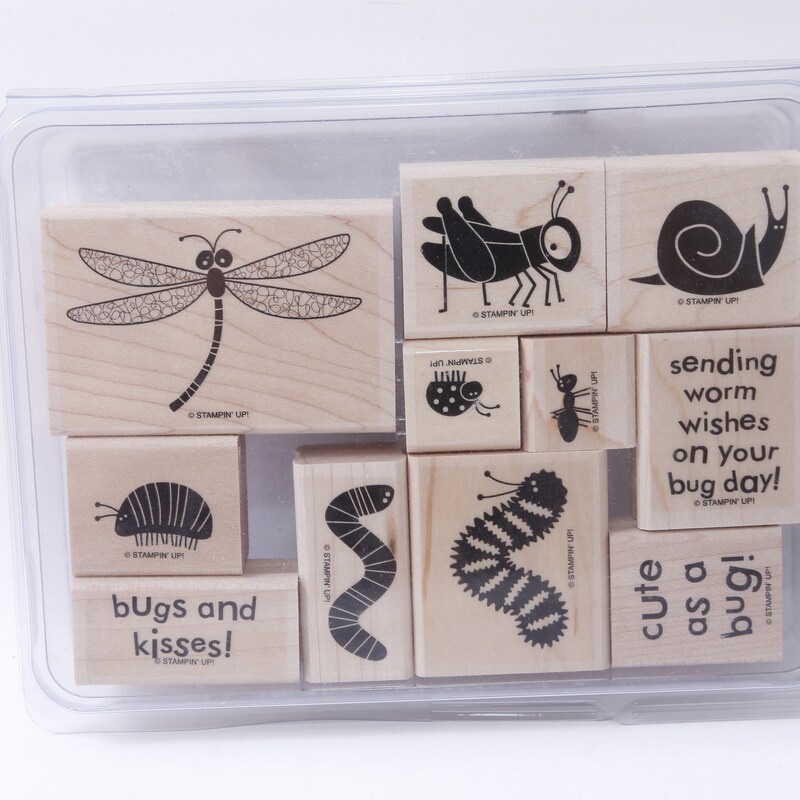 Insect Rubber Stamp - Etsy UK