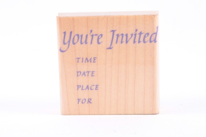 You're Invited, Text, Invitations, Supplies, Single Stamp, Vintage ...