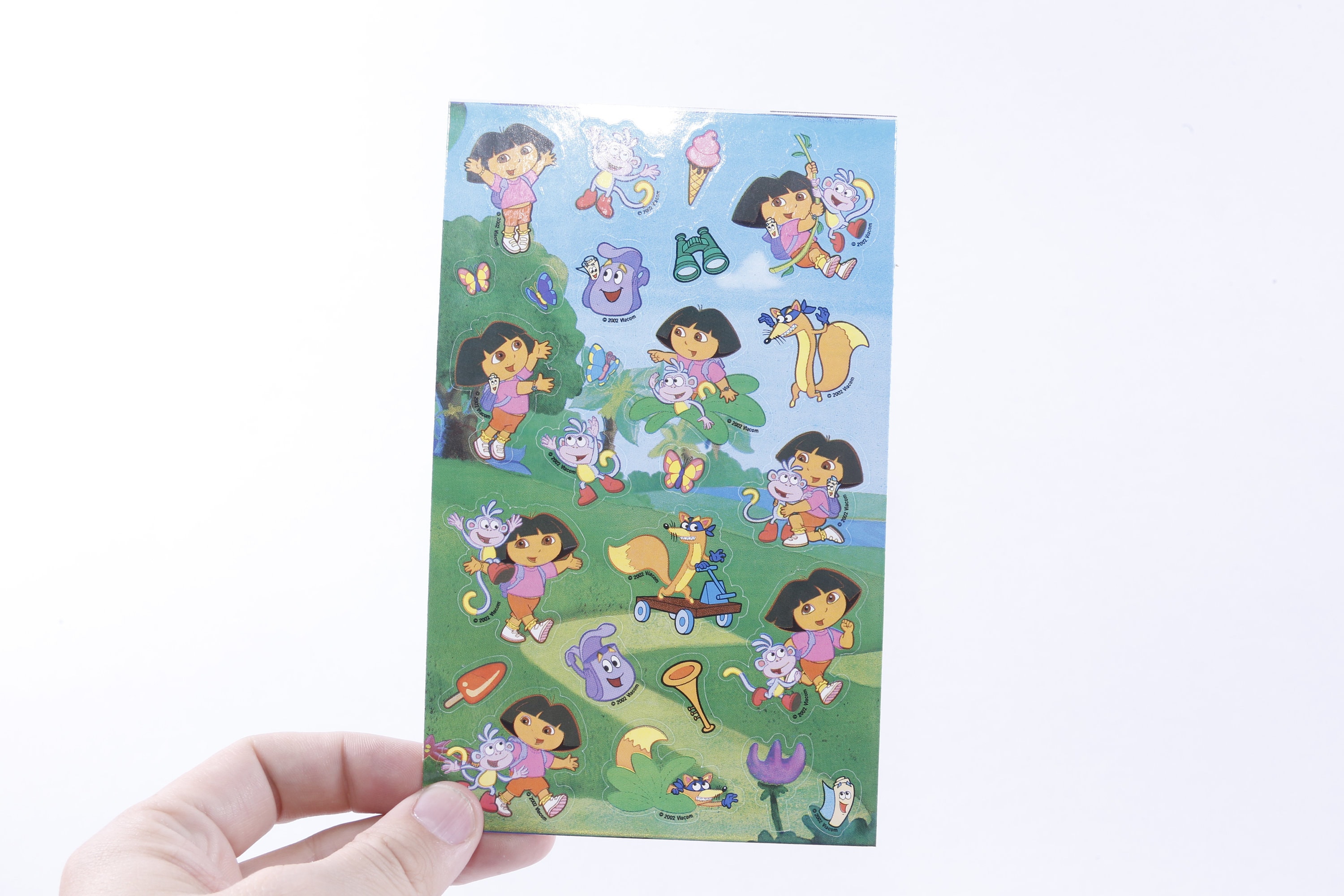 Dora the Explorer Sticker Sheet Viacom 2002 Green Blue - Etsy UK