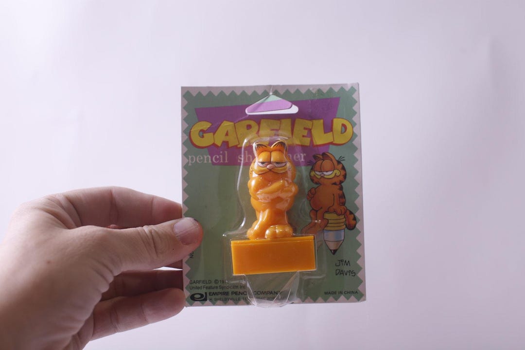 Garfield, Pencil Sharpener, 1978, Empire Pencil Company, Vintage ...