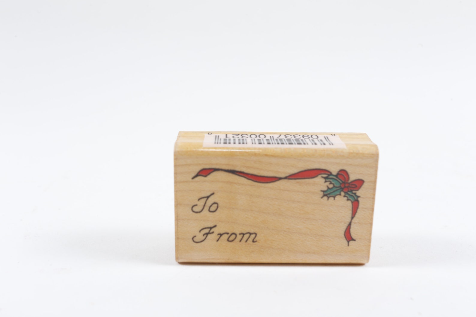 Greetings Ribbon Stamp Message Stamp Rubber Stamp - Etsy