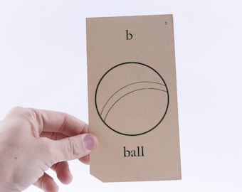 Ball Flash Card - Etsy