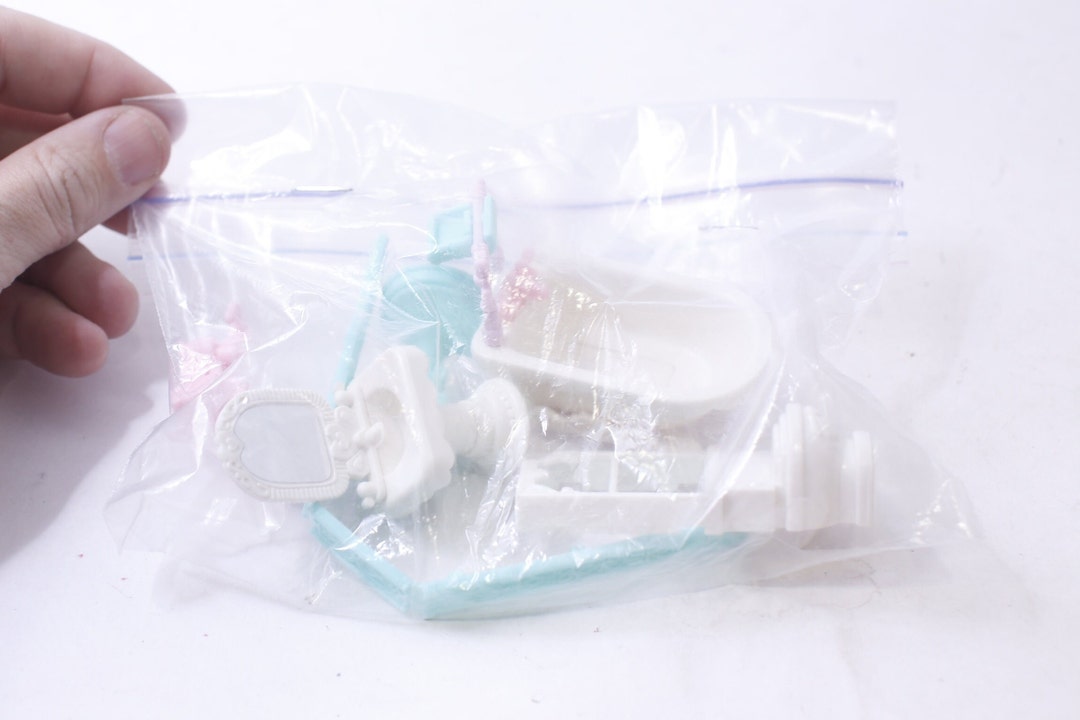 Precious Places Fisher Price Bathroom Dollhouse Miniature Plastic ...