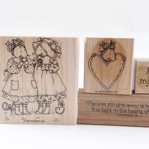 Mice Day, Nice Day, Wishings, Stamp Set, Rubber Stamp, Wooden, Stampin ...