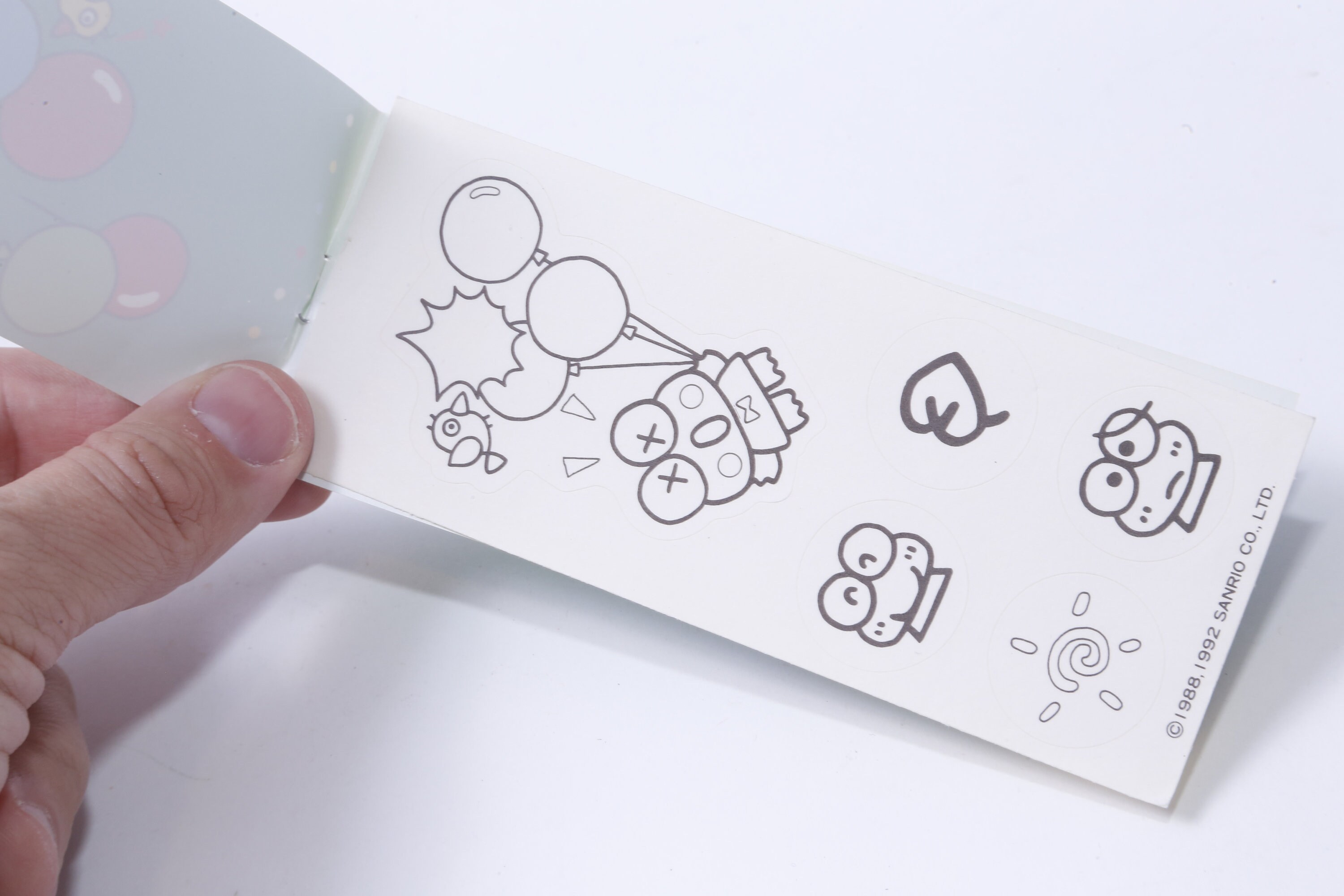 Sanrio Keroppi Rana Colorear Hoja de pegatinas Fiesta | Etsy España