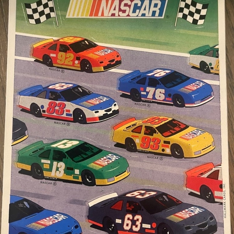Nascar Stickers - Etsy