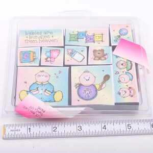 Rubber Stamp, Baby Shower, Congratulations, New Baby, Stamp Set ...