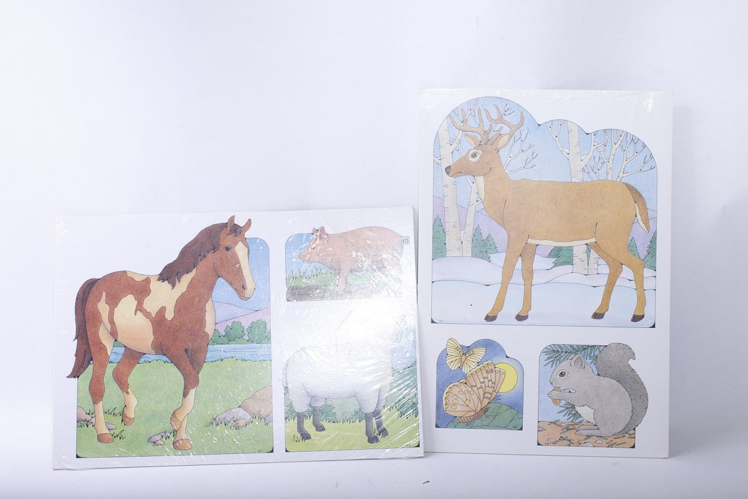Primary Visual Aids Cutouts, Domestic Animals, Fish Birds, Wild Animals ...