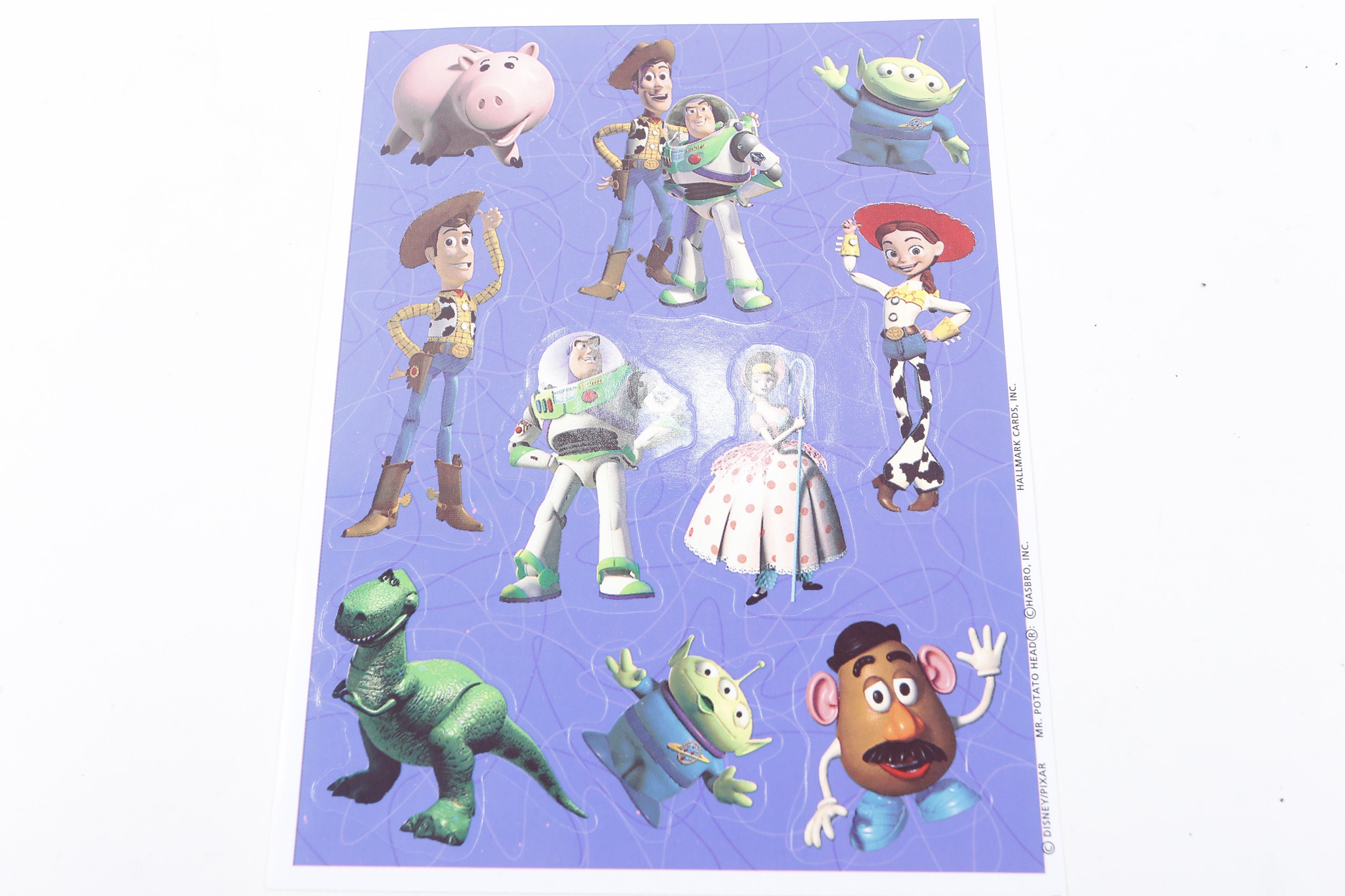 Toy Story Woody Buzz Lightyear Single Sticker Sheet Stickers Hasbro ...