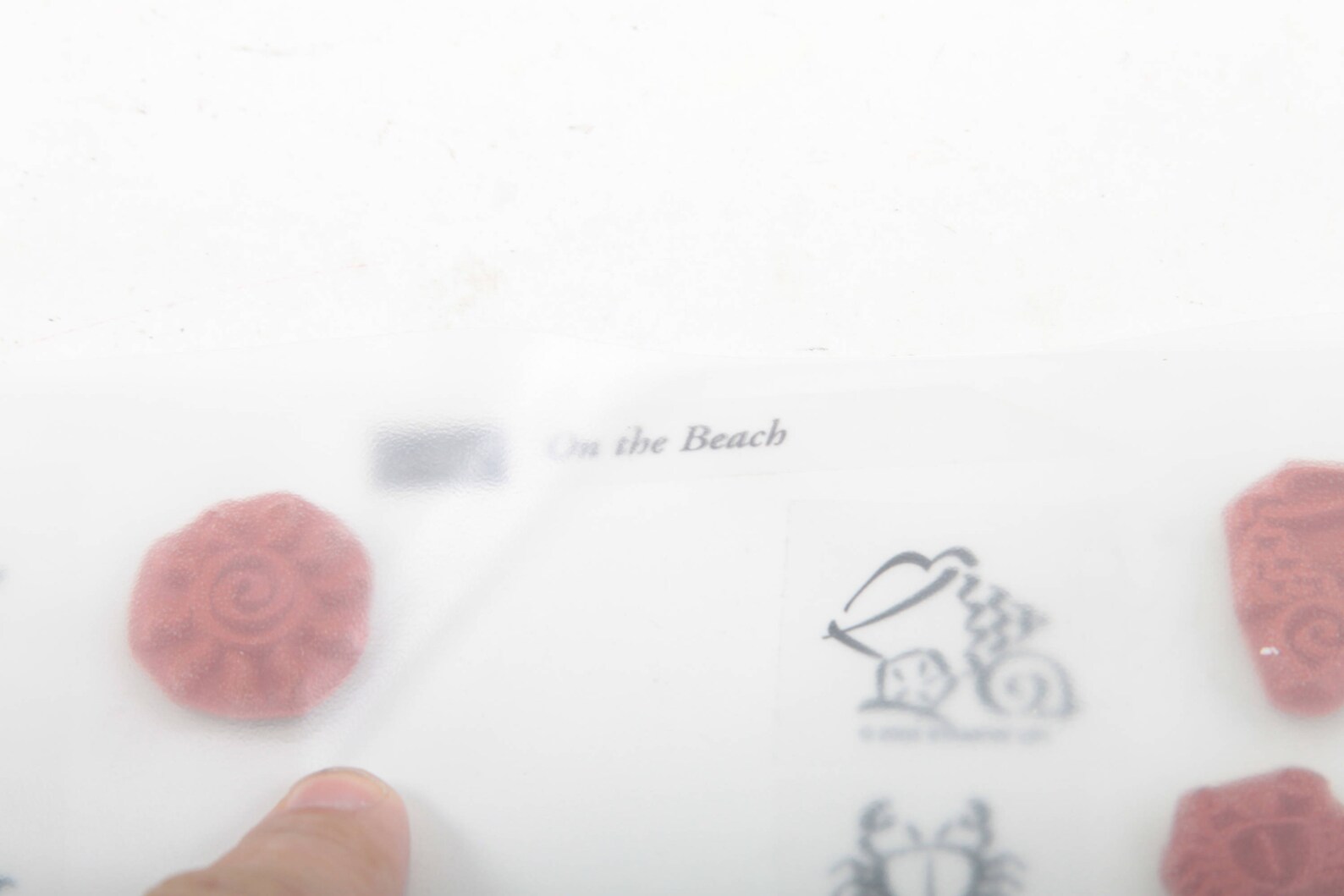 Stampin Up on the Beach Rubber Stamp Set Sun Sea Waves - Etsy