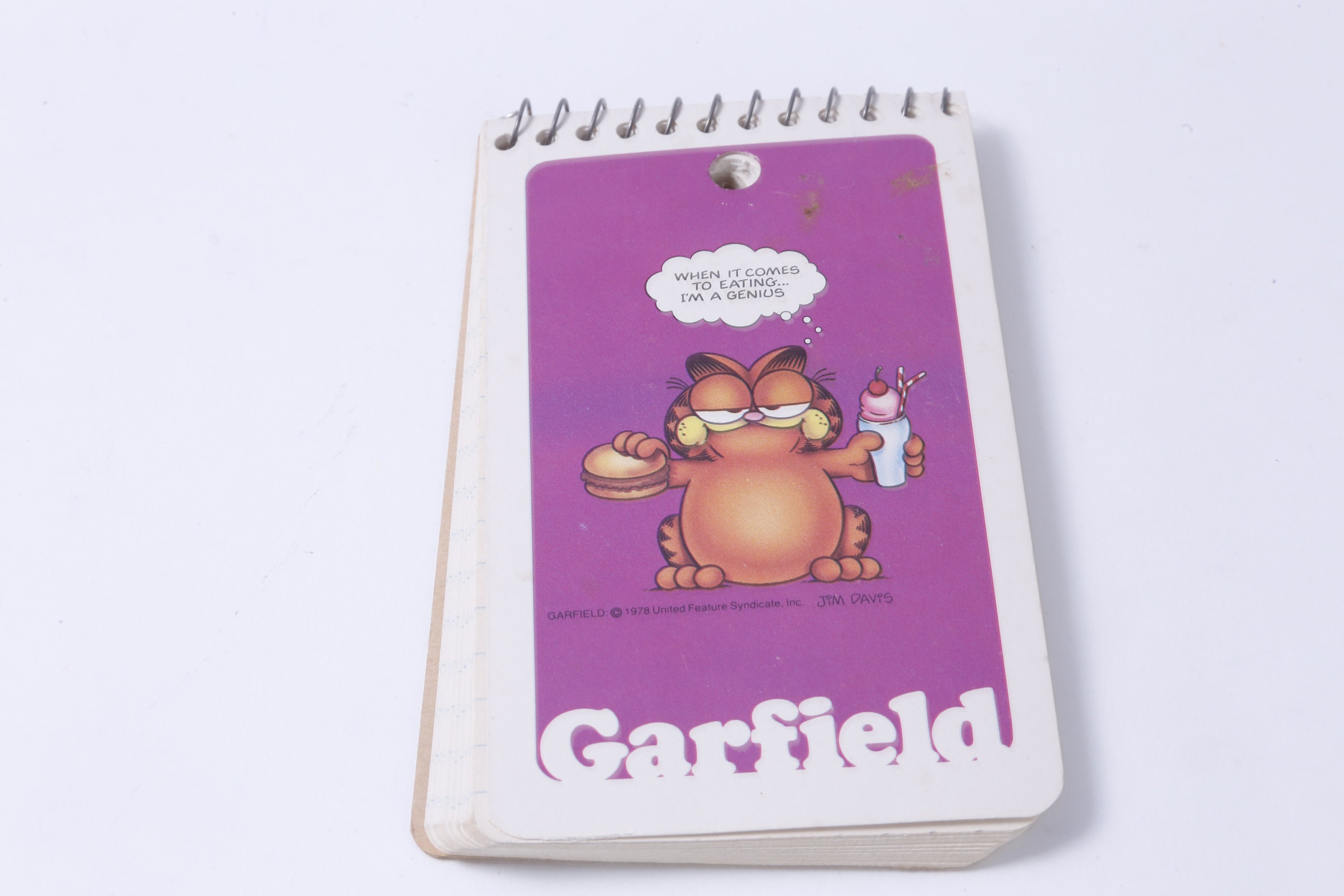 Garfield Memo Book Notepad Notes Stationery Mead | Etsy