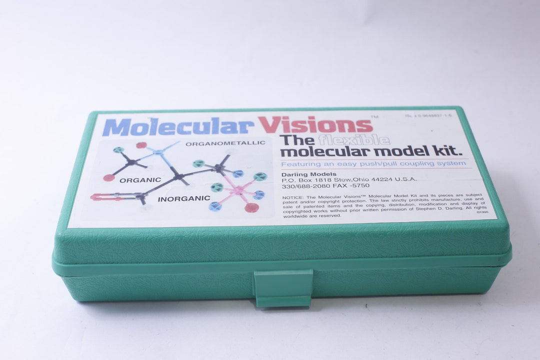 Molecular Visions, Flexible Molecular Model Kit, 1996, Darling Models ...