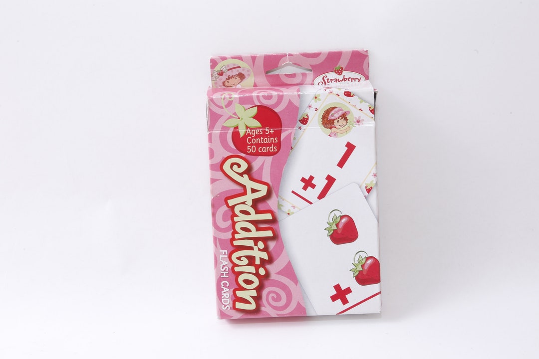 VV, Strawberry Shortcake, Addition Flash Cards, Equation, Learning ...
