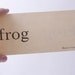 Flash Card Frog, Word Card, English, Language, Learning, School ...