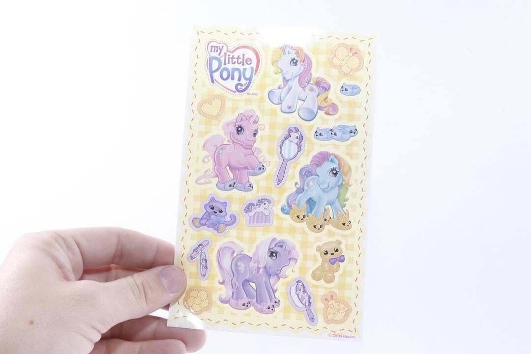 My Little Pony, Sticker Sheet, Hasbro, Comics Characters, Animals ...
