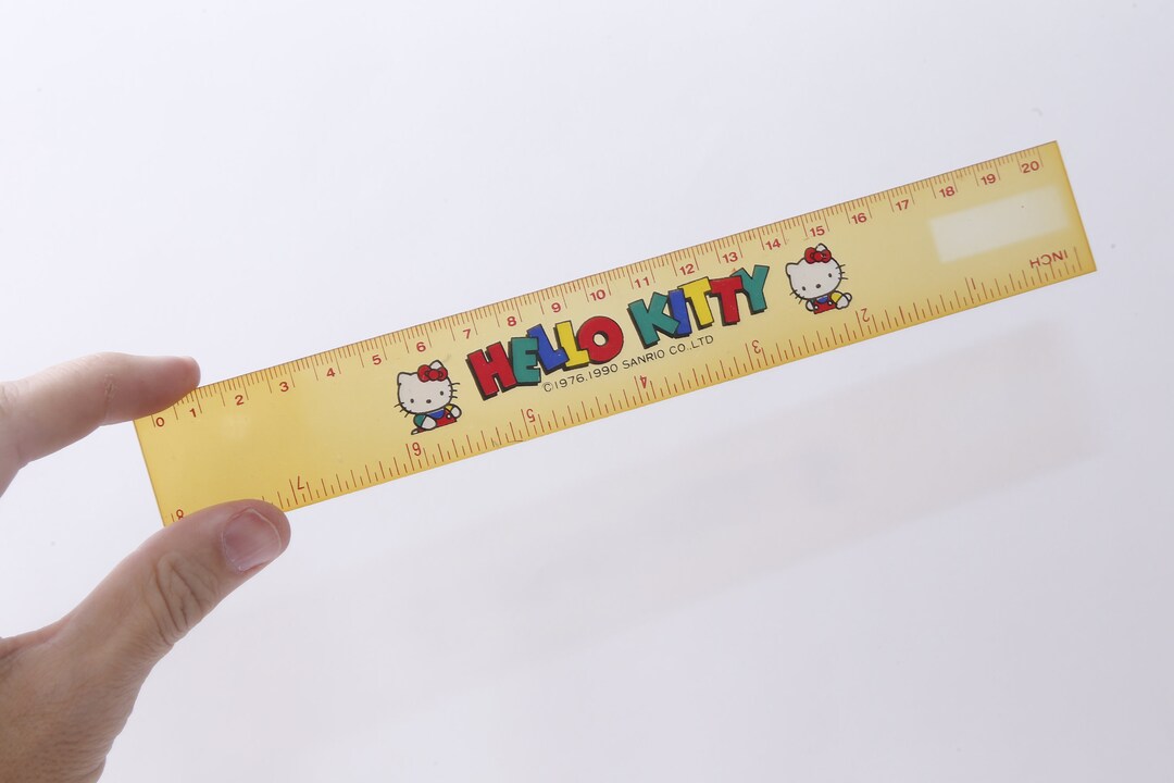 Sanrio, Hello Kitty, Ruler, 8 Inches, School, Supply, Stationery ...