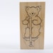 Teddy Bear Jumping Pogo Stick Animal - Message Stamp - Country Bear ...