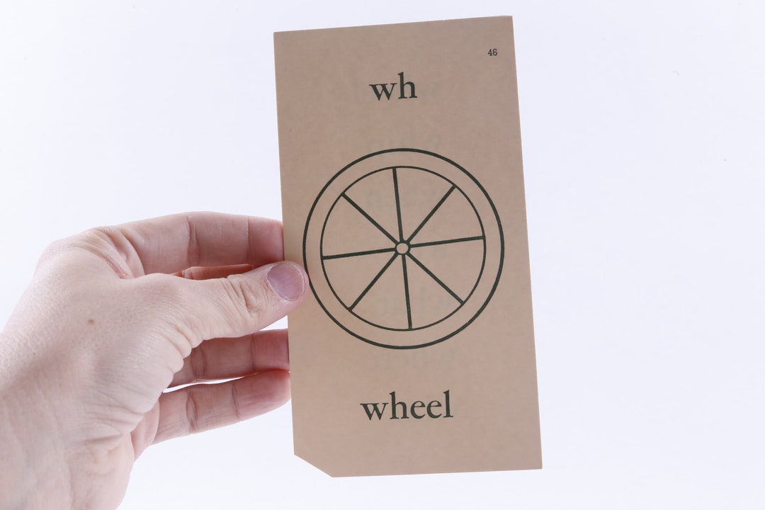 WH WHEEL - Flash Card, Two-sided, Sepia, Aged, Vintage, Antique, Sight ...