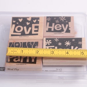 Stampin up "word Play" - Typography - STAMP SET - Vintage - Card Making ...