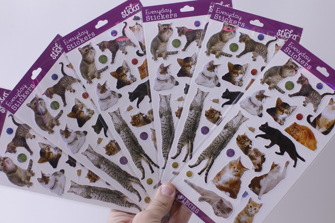 Funny Playful Cats, Sticker Sheets, Sticko, Cute Animals, Card Making ...
