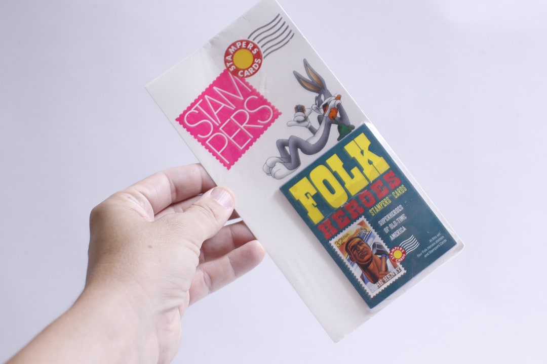 Folk Heroes, Stampers, Superheroes of Old-time America, Stamps, Cards ...