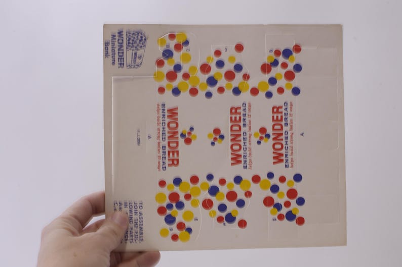 Wonder Bread, Miniature Bank, Assembling Kit, Cardboard, Craft Project ...