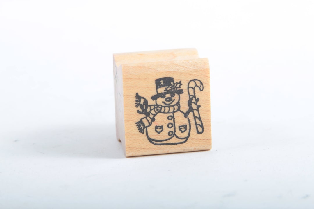 Welcome Snow, Snowman, Hero Arts, Christmas, Holiday, Single Stamp ...