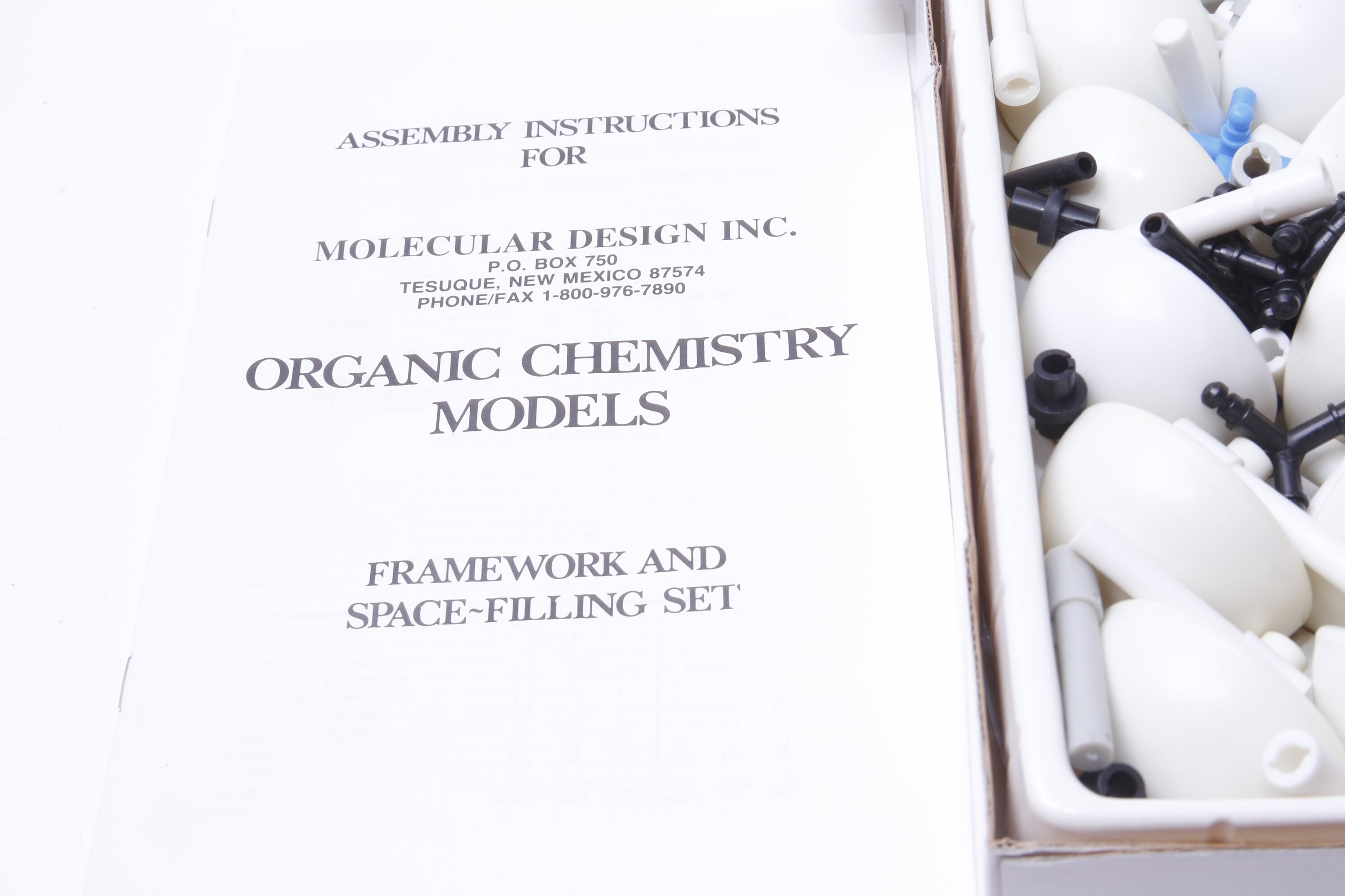 Organic Chemistry Models Framework Space-filling Set - Etsy