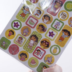 Dora the Explorer Nick Jr Stickers Sheet Set Paper Cards Collection ...
