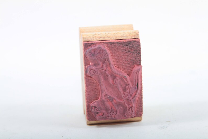 Dinosaur Tyrannosaurus Rex Stamp Animal Rubber Stamp - Etsy