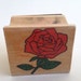 Red Rose Flower Vintage Rubber Stamp Card Making Crafts 20-30-1049 - Etsy