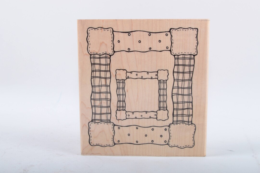 JRL Design, Rectangular, Frame, Vintage, Single Stamp, Large ...