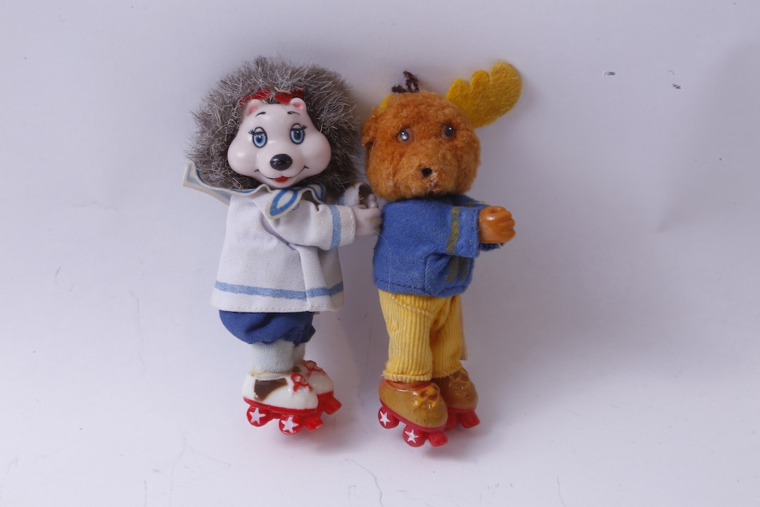 Get Along Gang Montgomery Moose Portia Porcupine Flocked - Etsy